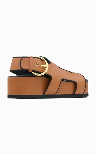 NEOUS Cher Platform Leather Sandals