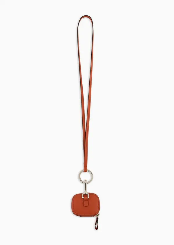 Giorgio Armani Leather Airpods Case - Orange | Editorialist