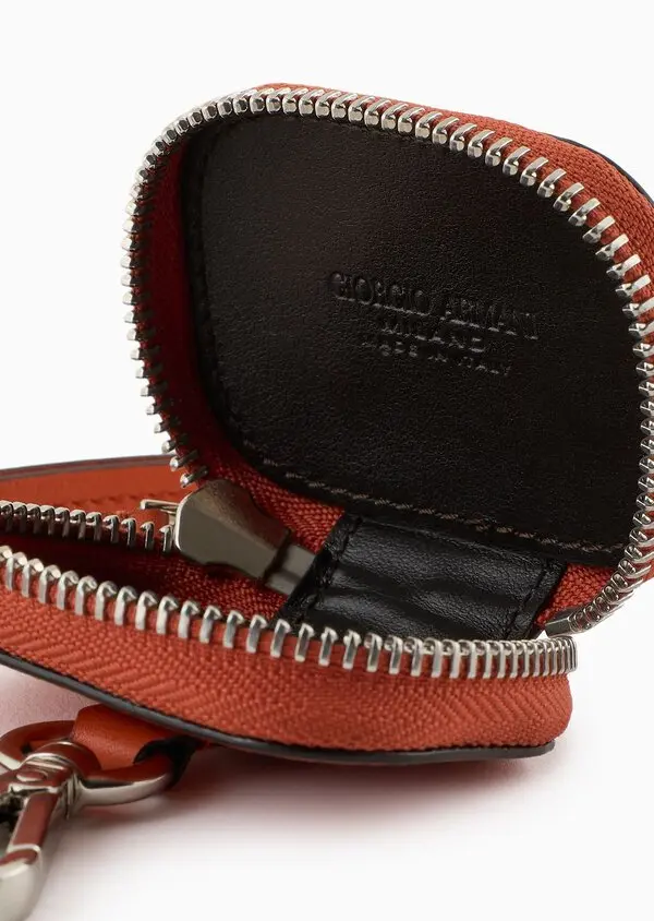 Giorgio Armani Leather Airpods Case - Orange | Editorialist