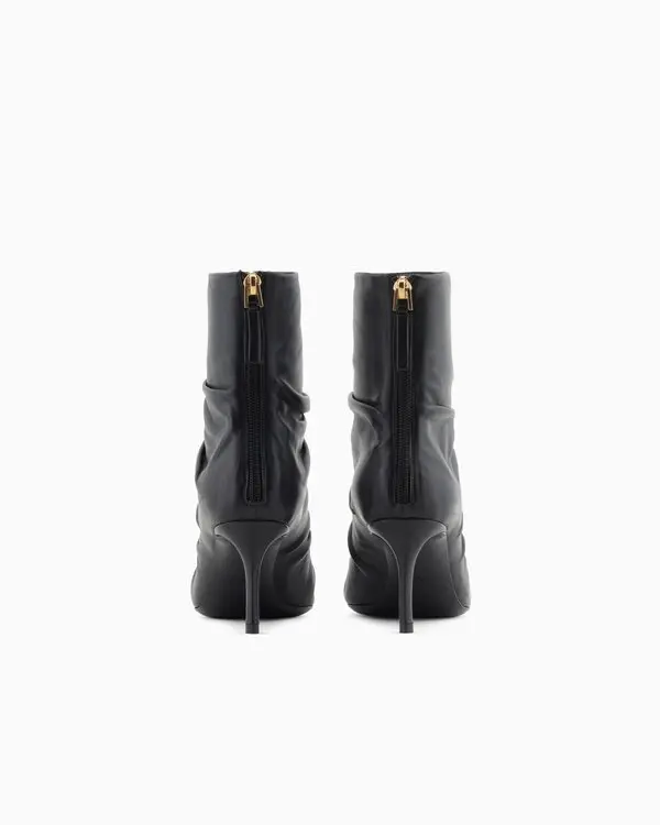 Giorgio Armani Nappa Leather Ankle Boots