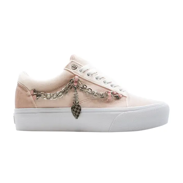 VANS Old Skool Platform Chain Sneakers - Pink