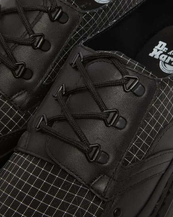 Dr. Martens 1461 Bex Ripstop Grid Oxford Shoes In Black - 50  display picture 2