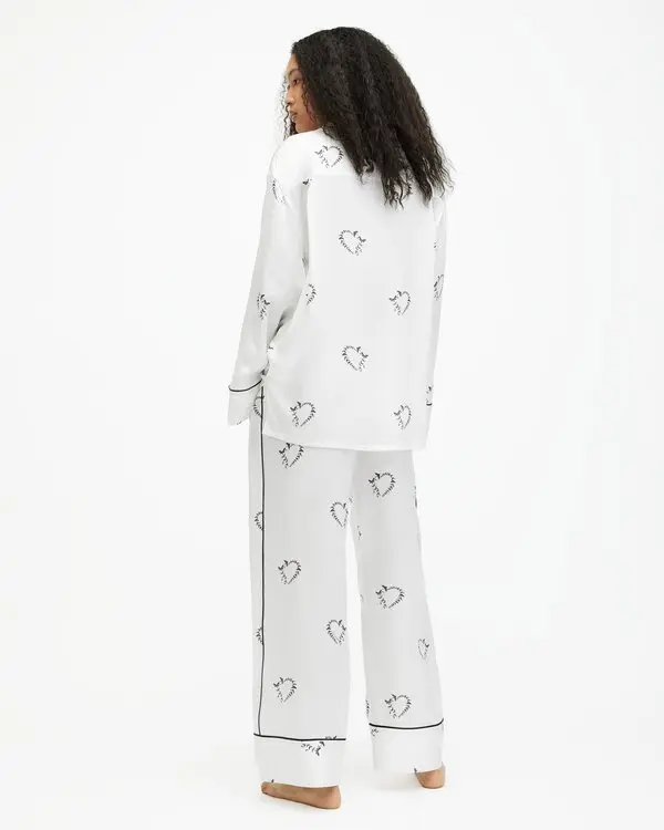 ALLSAINTS Sofi Silk Blend Escalera Pyjama Pants