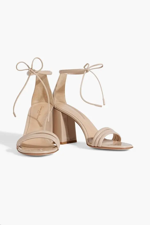 GIANVITO ROSSI Sydney 85 Patent-leather Sandals