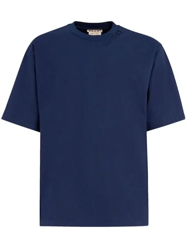 Marni Logo-patch Cotton T-shirt