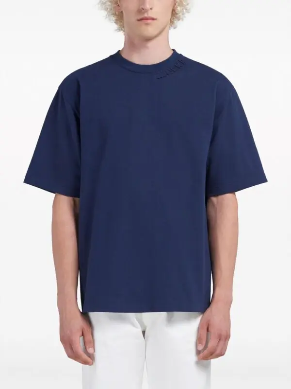 Marni Logo-patch Cotton T-shirt