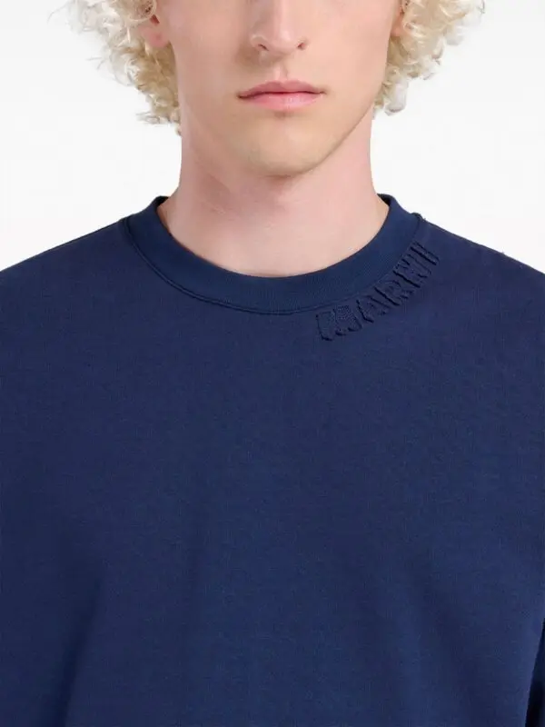 Marni Logo-patch Cotton T-shirt