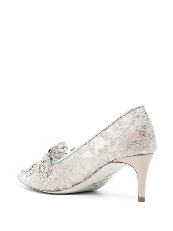 Rene Caovilla Cinderella Embellished Pumps