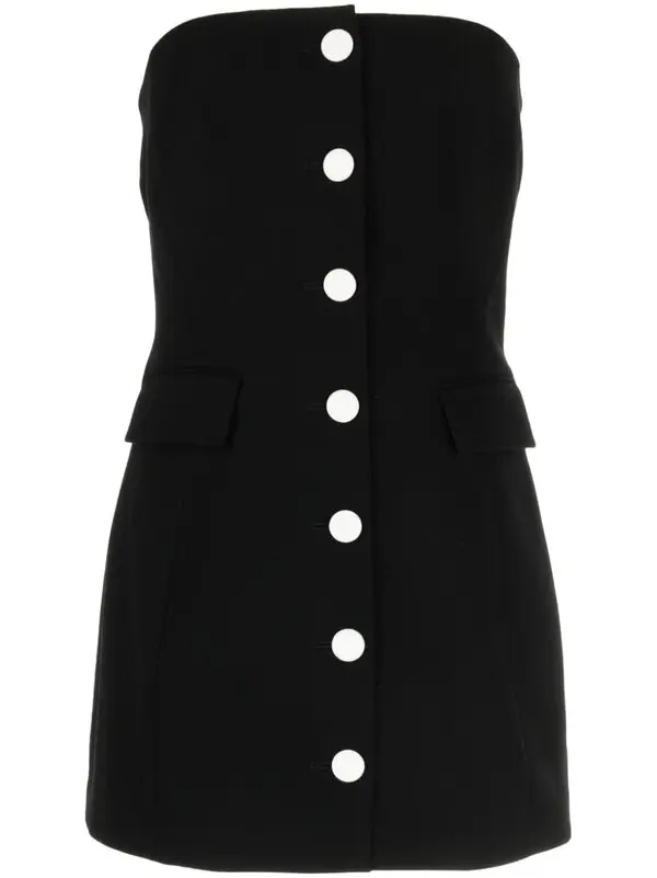 KIMHEKIM Strapless Wool-blend Minidress