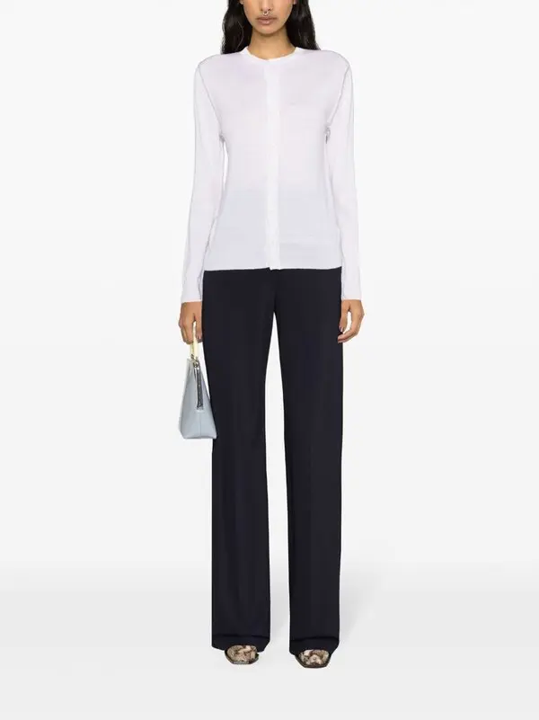 Fabiana Filippi Exposed-seam Fine Wool Cardigan