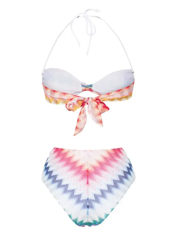 Missoni Zigzag Bandeau Bikini Set