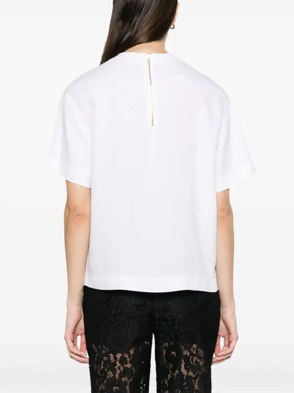 Moschino Painting-print Crepe Blouse