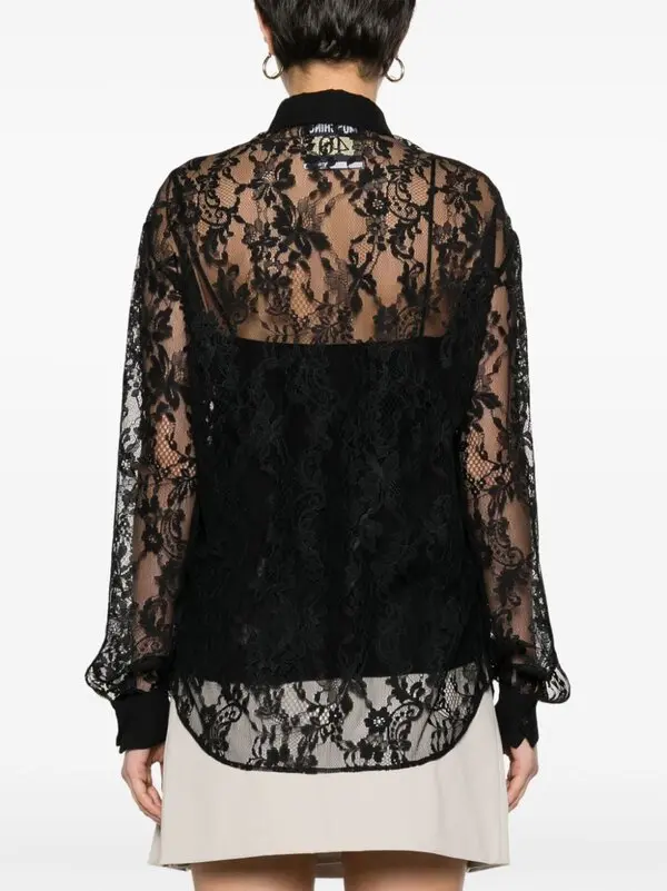 Moschino Floral Lace Button-up Shirt