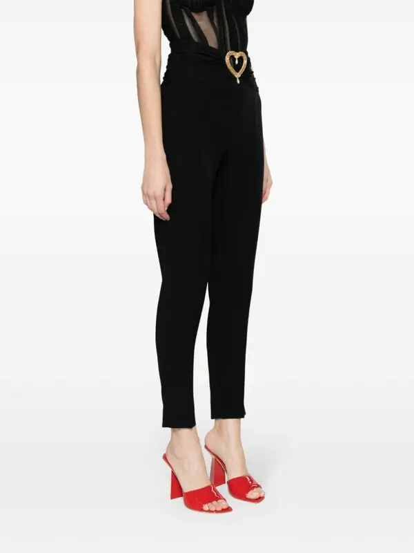 Moschino Heart Cut-out Tailored Trousers
