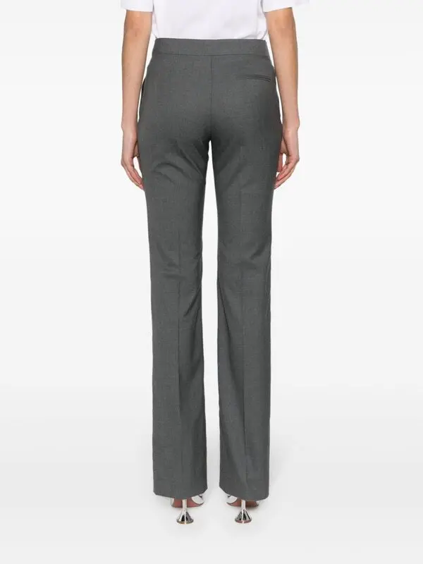 Moschino Straight Virgin Wool Tailored Trousers