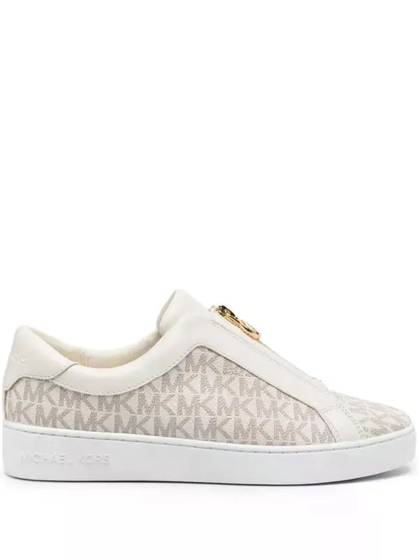 Michael Kors Keaton Logo-print Sneakers - Neutrals