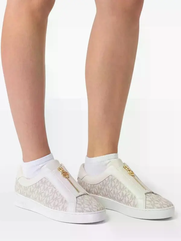 Michael Kors Keaton Logo-print Sneakers - Neutrals