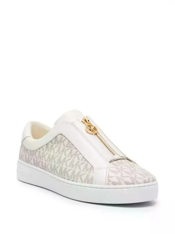 Michael Kors Keaton Logo-print Sneakers - Neutrals
