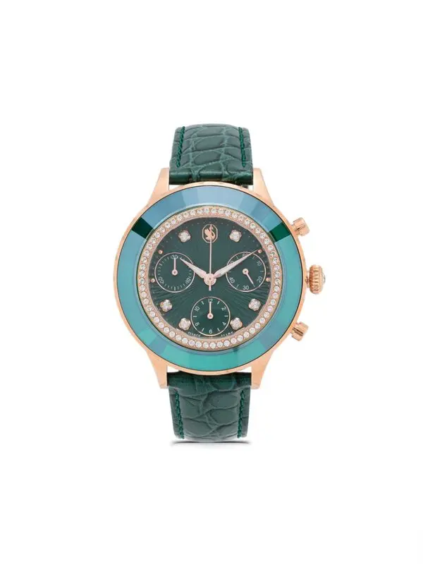 SWAROVSKI Octea Chrono 37mm Watch - Green