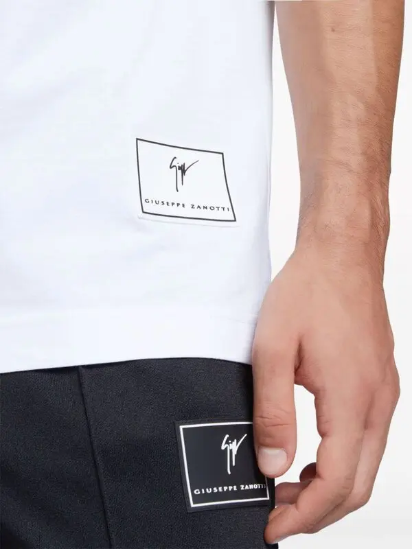 GIUSEPPE ZANOTTI Lr-41 Sleeveless Hoodie - White
