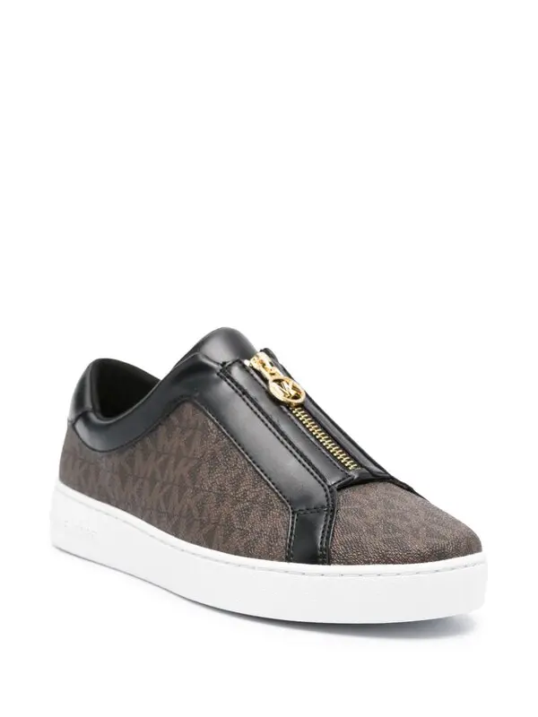 Michael Kors Keaton Logo-print Sneakers - Brown