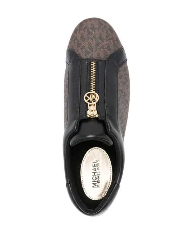 Michael Kors Keaton Logo-print Sneakers - Brown