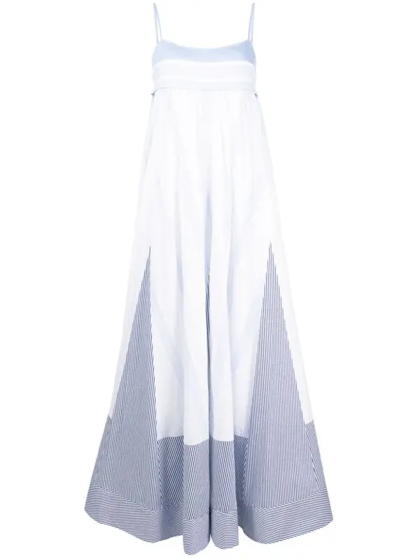 Simkhai Dixie Mutli-stripe Maxi Dress