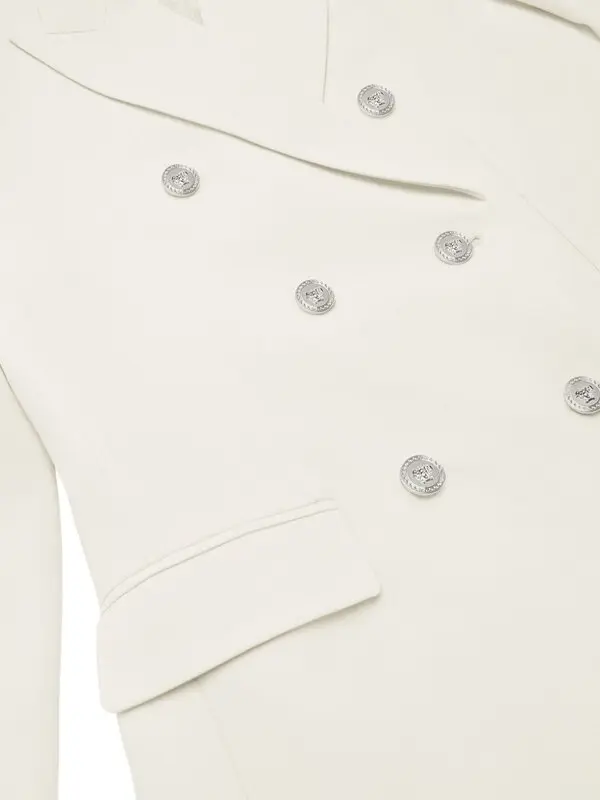 Versace Double-breasted Wool Blazer