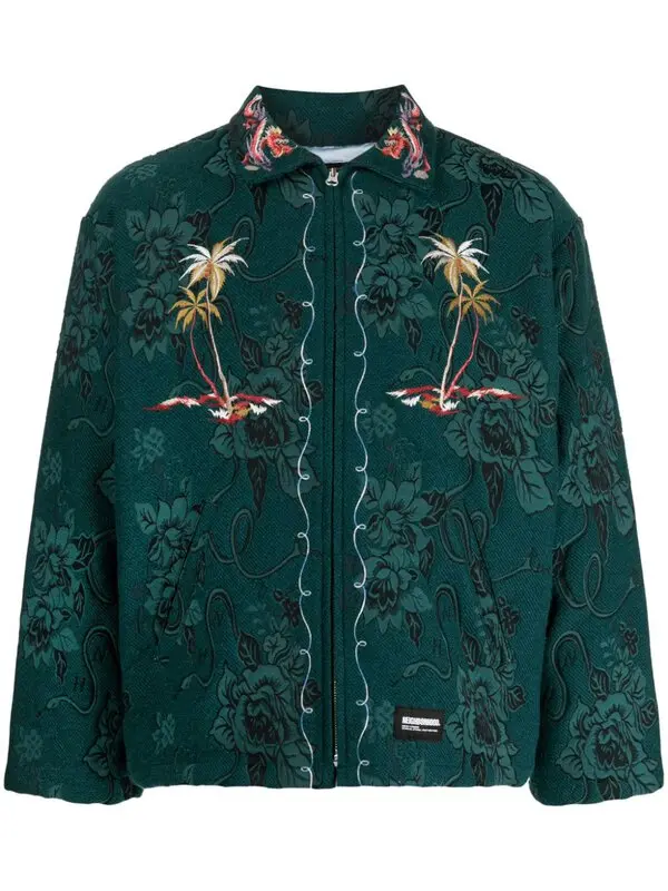 NEIGHBORHOOD Souvenir Jacquard Shirt Jacket - Green