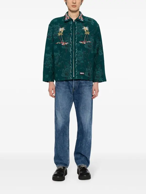 NEIGHBORHOOD Souvenir Jacquard Shirt Jacket - Green