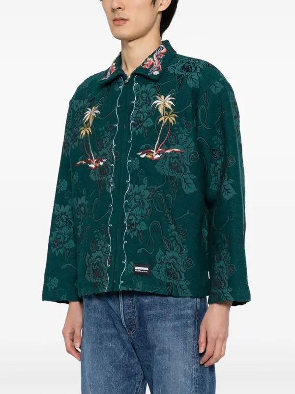 NEIGHBORHOOD Souvenir Jacquard Shirt Jacket - Green