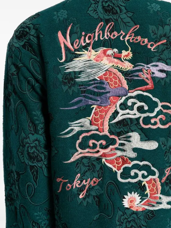 NEIGHBORHOOD Souvenir Jacquard Shirt Jacket - Green
