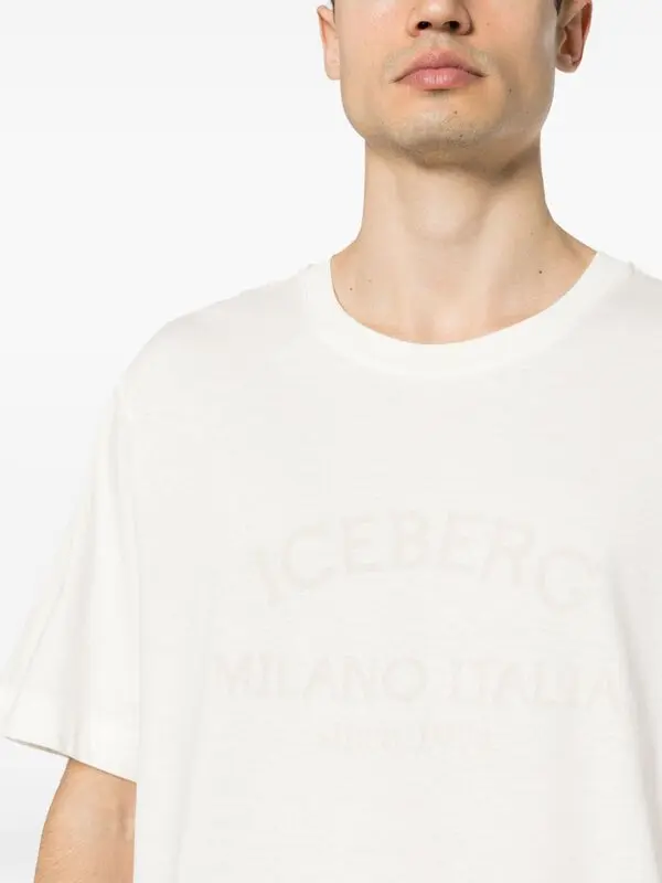 Iceberg Logo-print Cotton T-shirt