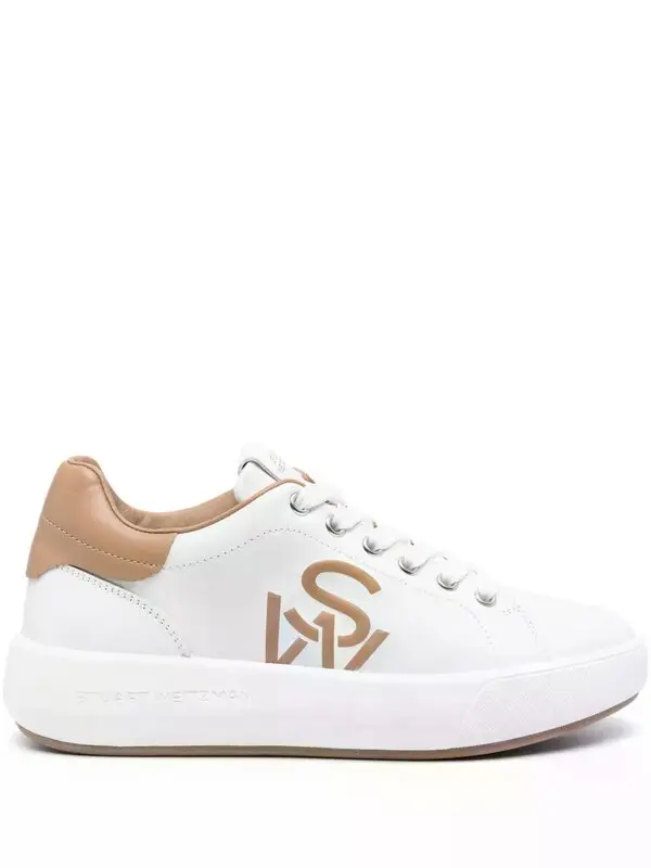 STUART WEITZMAN Pro Leather Sneakers - Neutrals