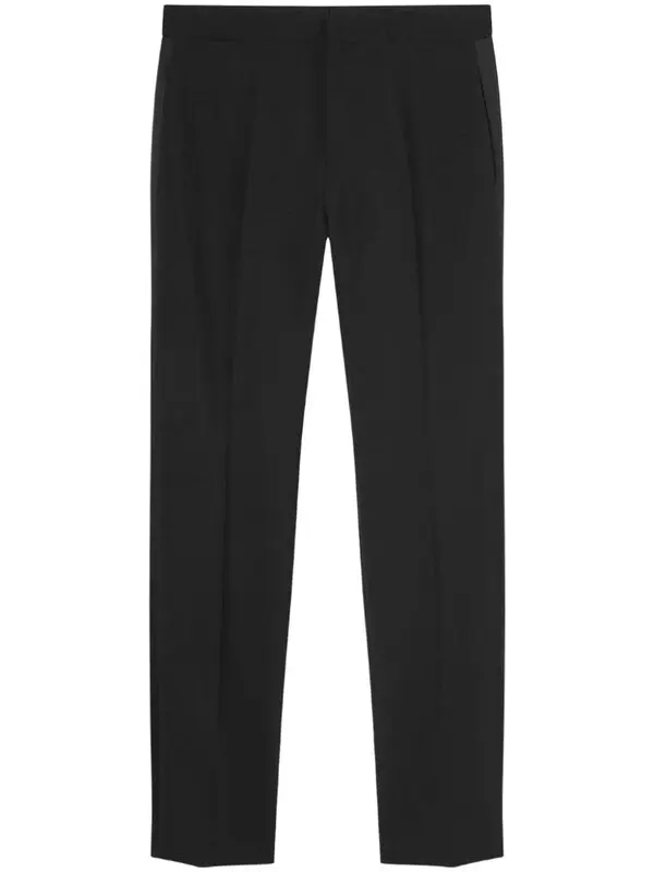 Versace Logo Appliqué Tapered Chino Trousers