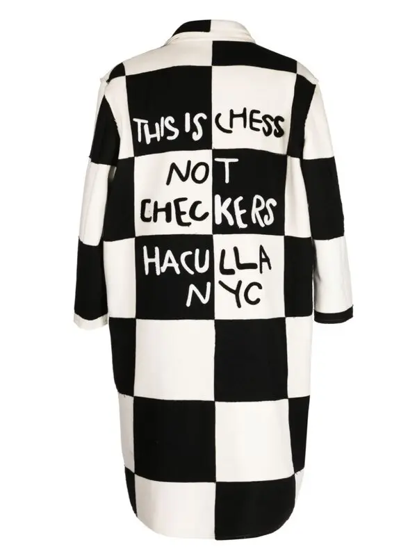 HACULLA. Check-pattern Wool Coat