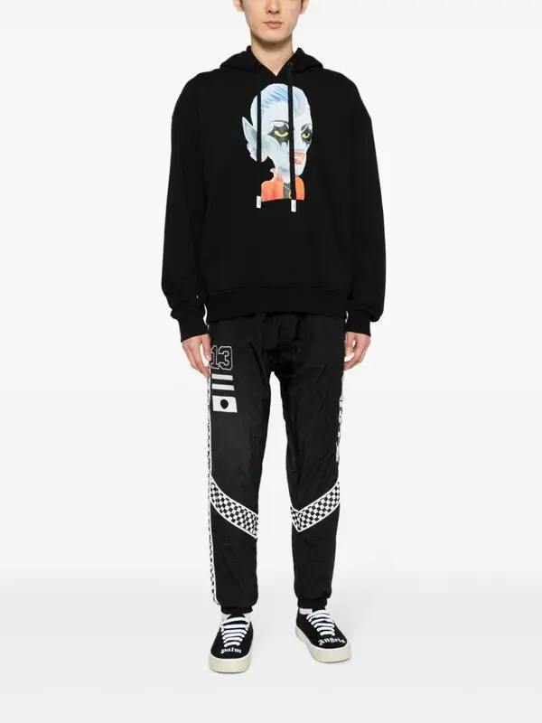 HACULLA. Matilda-print Cotton Hoodie