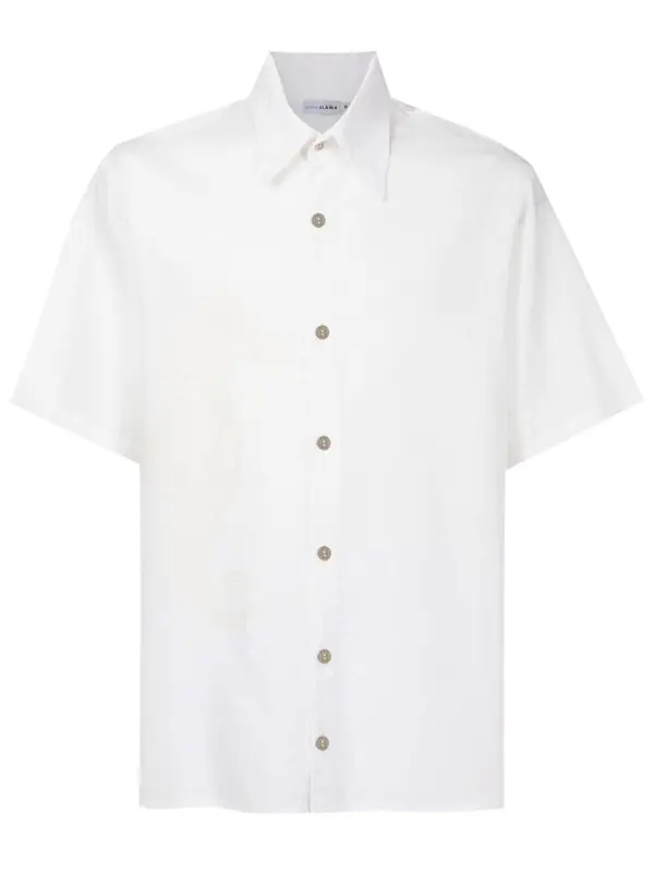 AMIR SLAMA Embroidered Short-sleeve Shirt