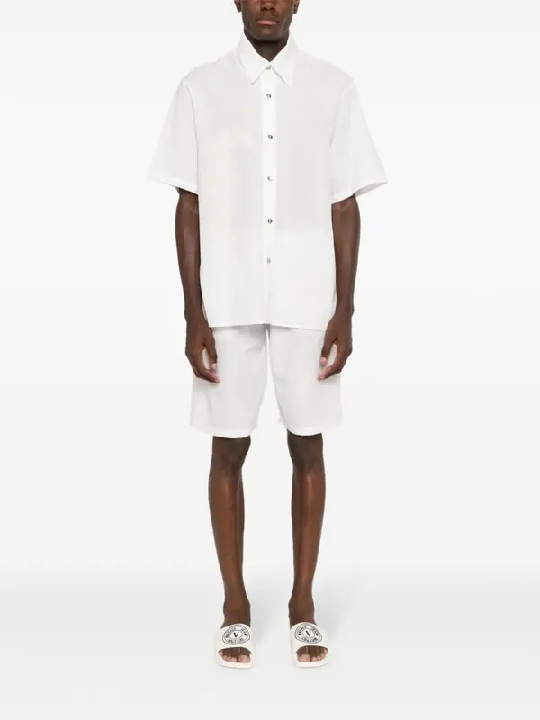 AMIR SLAMA Embroidered Short-sleeve Shirt