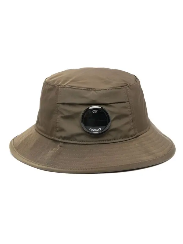 C.P. COMPANY Chrome-r Lens Bucket Hat - Green