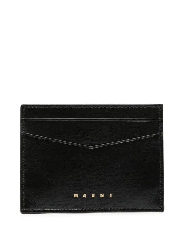 Marni Logo-debossed Cardholder - Black