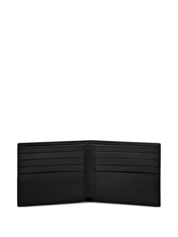 Philipp Plein Monogram-embossed Metallic Wallet