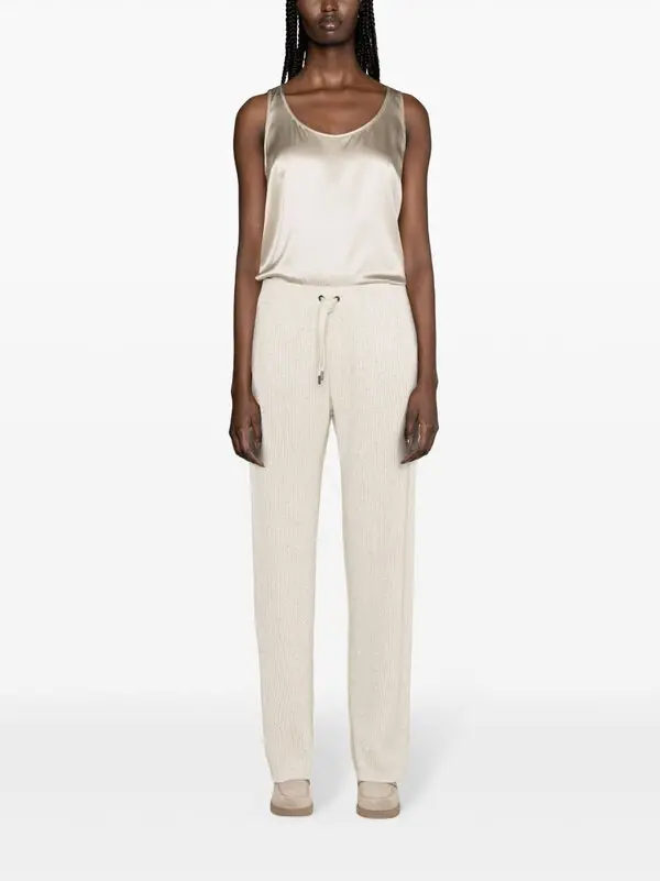 Brunello Cucinelli Sequin-embellished Trousers