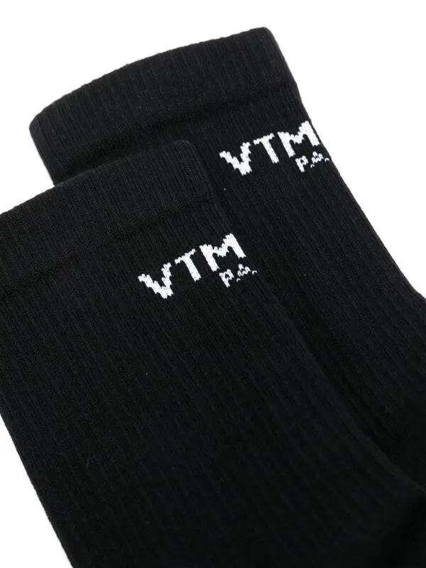 VTMNTS Intarsia-knit Logo Socks