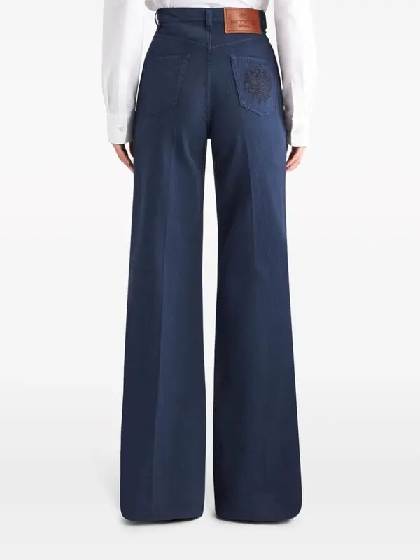 Etro High-rise Flared Jeans - Blue