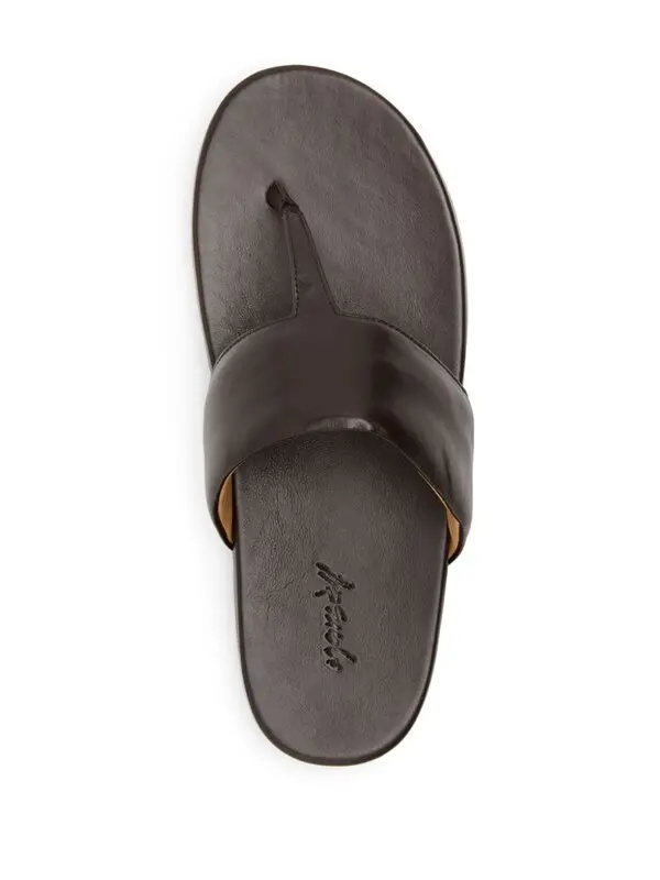 Marsèll Spanciata Leather Sandals - Brown