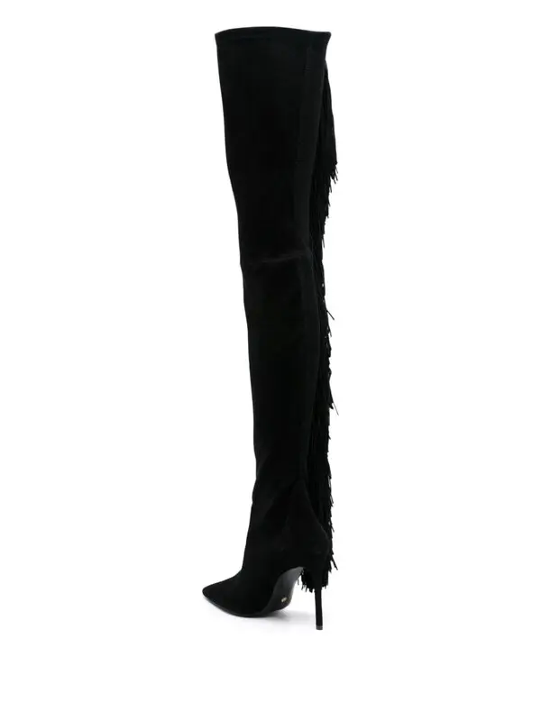 STUART WEITZMAN 100mm Ultra Fringe Over-the-knee Boots