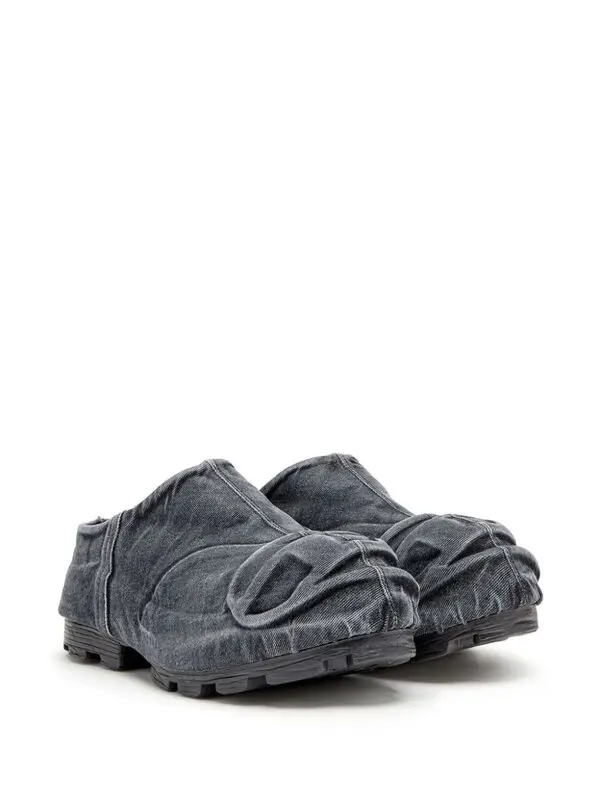 Diesel® D-Hammer Denim Mules In Black - 40% Off | Editorialist