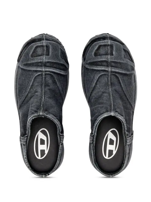 【極美品】Diesel D-Hammer デニムミュール 28cm 43 Diesel® D-Hammer Denim Mules In Black - 40% Off | Editorialist