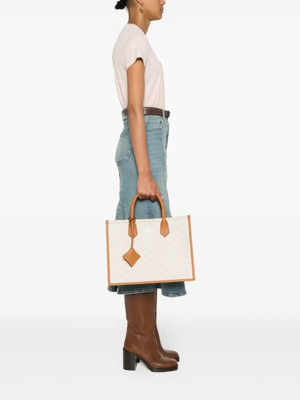 Mcm Medium Himmel Lauretos Tote Bag